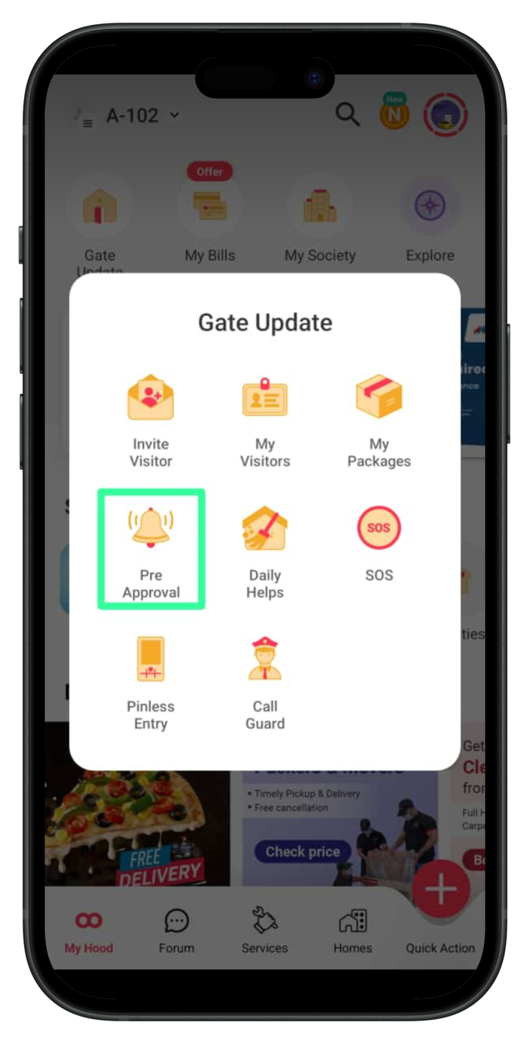 Make Your Visitor's Entry Smoother with NoBrokerHood’s ‘Notify Gate’